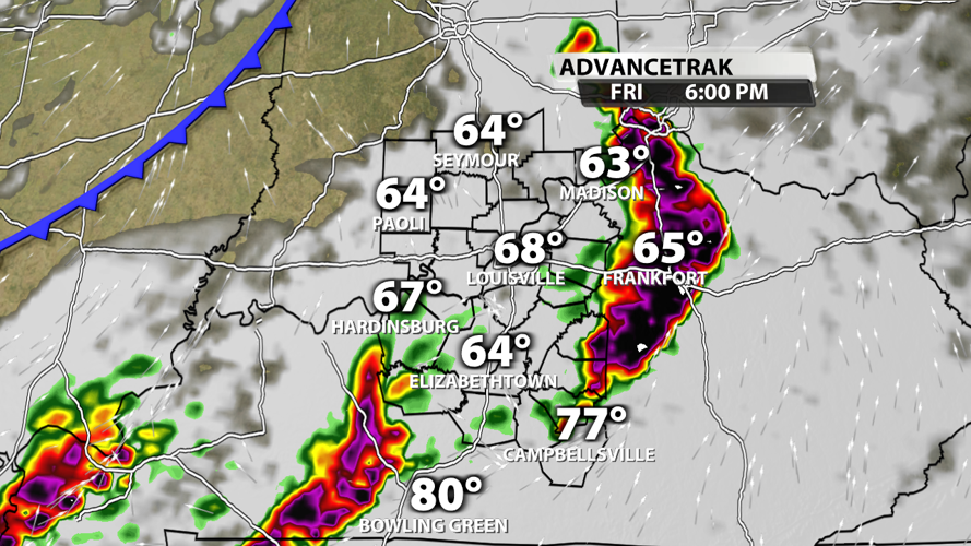 Updating the Timeline & Impacts of Severe Storms | Weather Blog | wdrb.com