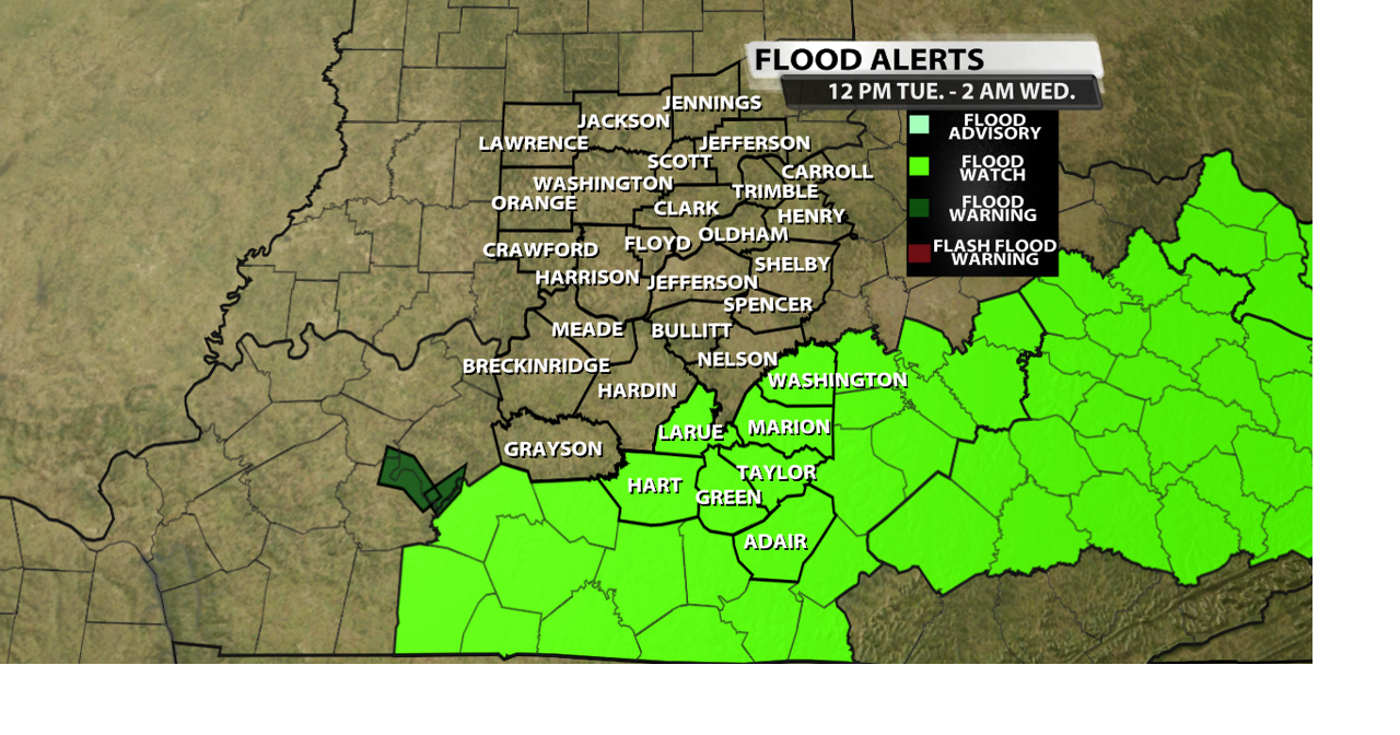 FLOOD WATCH: Where Heavy Rain May Cause Rising Water | Weather Blog ...