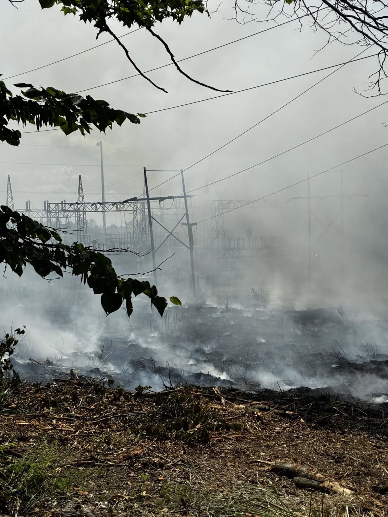 Power restored to thousands after downed line causes fire at Duke ...