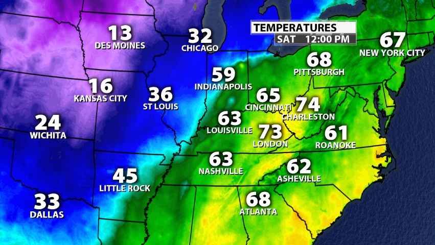 A Completely Different Forecast from Saturday to Sunday | Weather Blog ...
