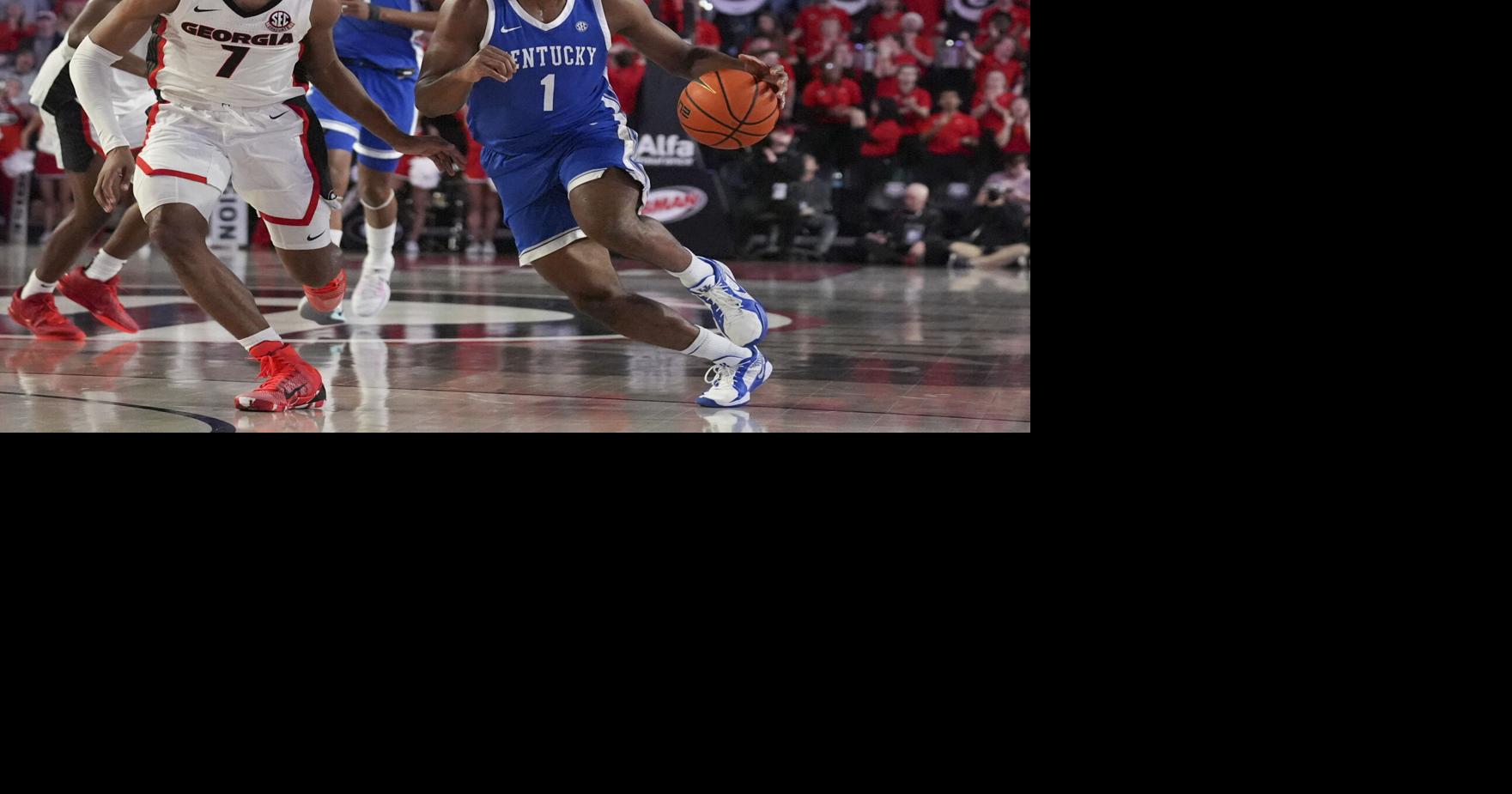 Georgia beats No. 6 Kentucky 82-69 for 1st win over a top-10 team in 5 ...