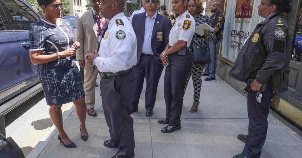 Atlanta Mayor Keisha Lance Bottoms with Atlanta Police Chief Rodney ...