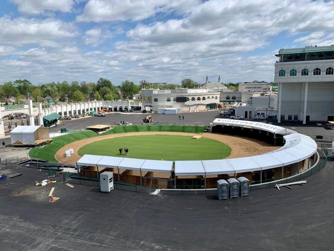 Churchill Downs updates iconic sign under Twin Spires as track gears up ...