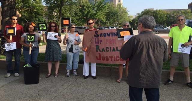 Activists show up at WDRB to protest Bill Lamb's Point of View | Local ...