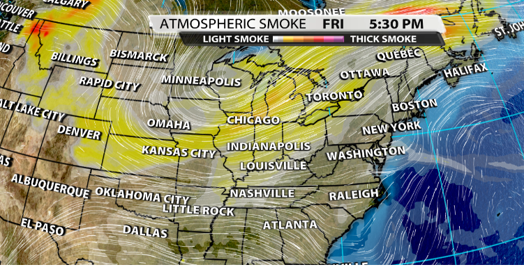 Wildfire Smoke Over Our Area | Weather Blog | wdrb.com