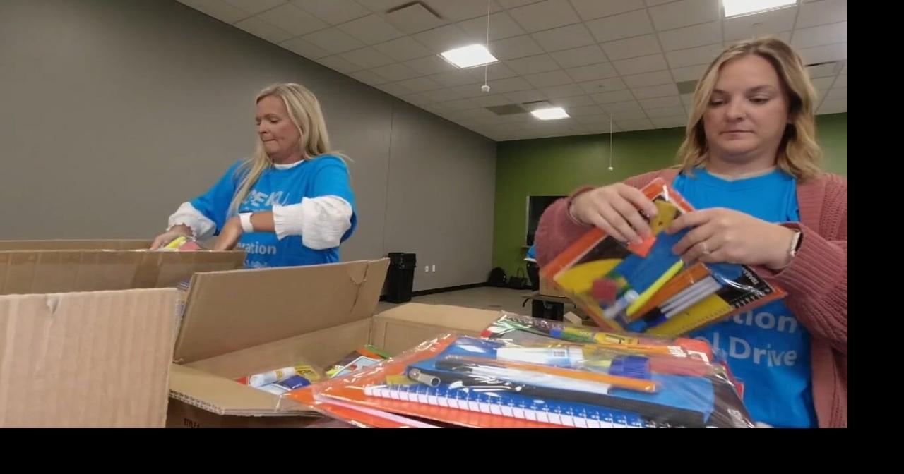 LG&E employees fill 2,000 backpacks with school supplies for JCPS ...