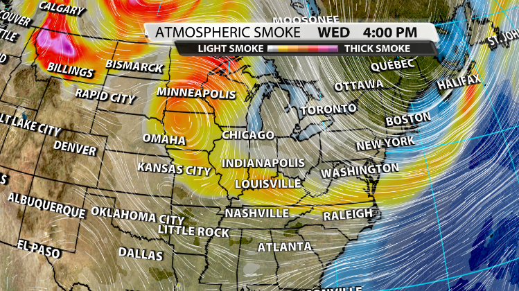 Wildfire Smoke Over Our Area | Weather Blog | wdrb.com