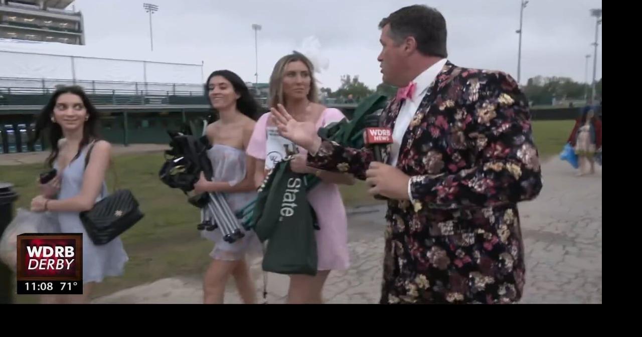 Racing fans from Iowa get infield directions from Keith Kaiser at ...