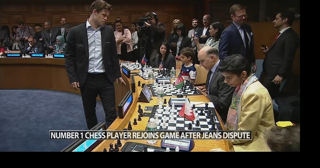 World's top chess player returns to major competition after dress code ...