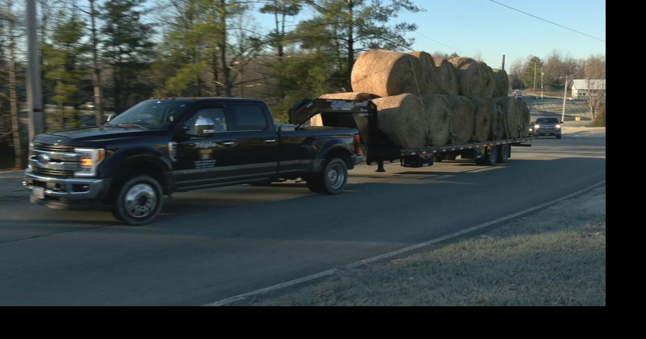 Hay bales from southern Indiana sent to western Kentucky to help ...
