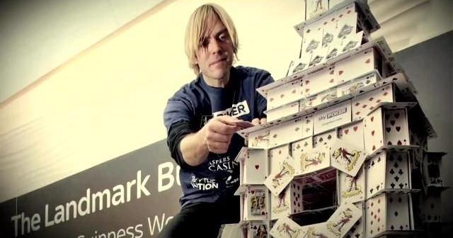 Record holding card stacker Bryan Berg to begin build at Horseshoe ...
