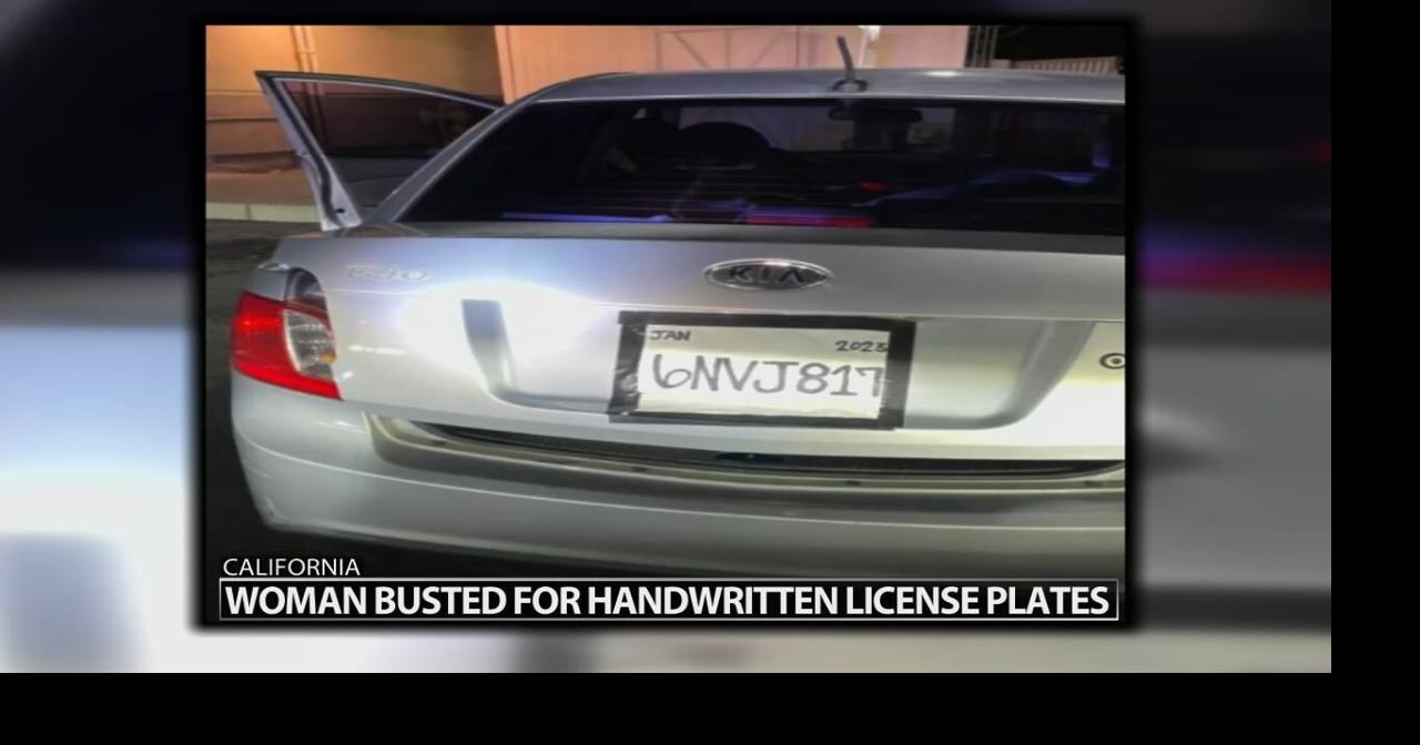 Taping License Plate Under Tail