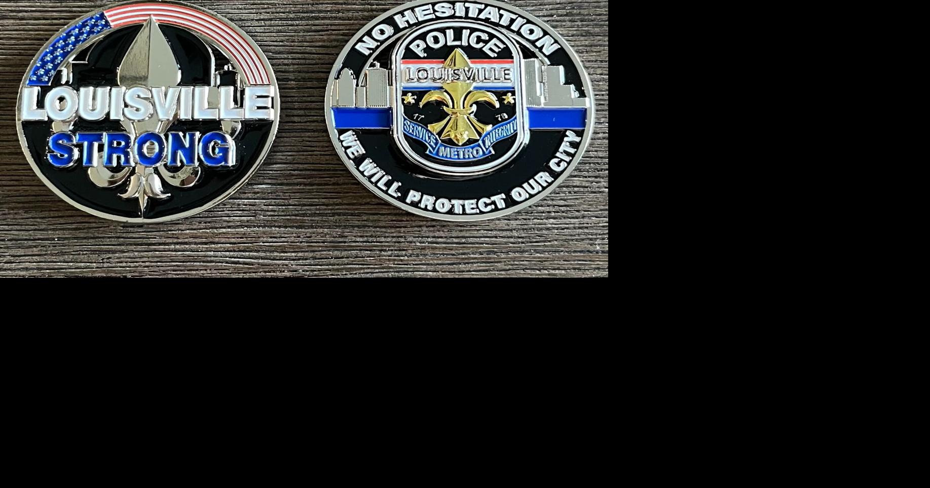 Police foundation fundraising with 'Louisville Strong' coins in honor ...