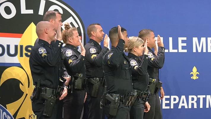 Promotions ceremony celebrates Louisville police officers moving up in ...