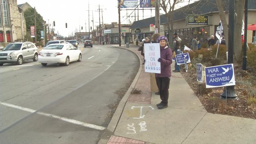 Louisville protesters voice concerns over rising U.S.-Iran tensions ...