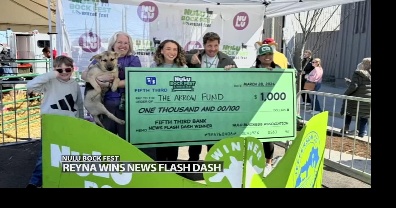WDRB's Reyna Katko wins News Flash Dash at Bock Fest and Wurst Fest in ...
