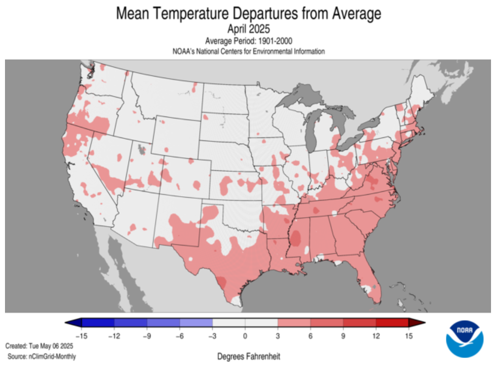 Assessing the U.S. Climate in April 2025 | Weather Blog | wdrb.com