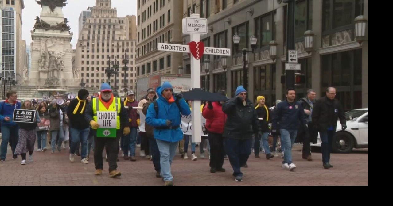 Hundreds of anti-abortion advocates march in Indianapolis | Wdrb-video ...