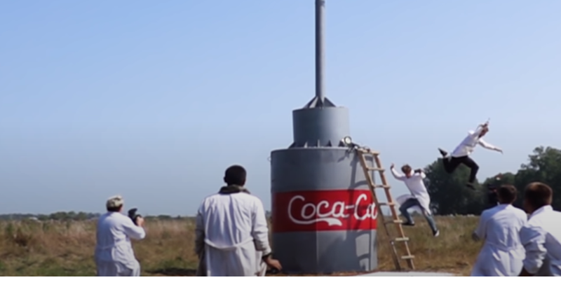 Report: YouTuber spent 4 years, $9,000 creating giant Coca-Cola and ...