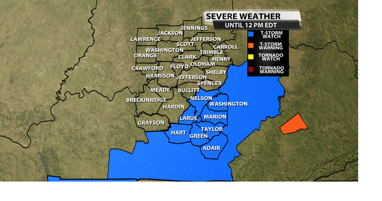 Severe Thunderstorm Watch Issued | Weather Blog | wdrb.com
