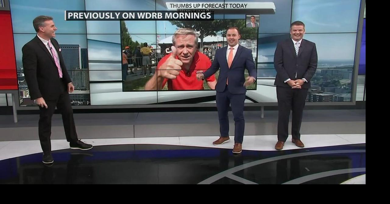 WDRB's Dalton Godbey does his impersonation of WDRB's Scott Reynolds ...