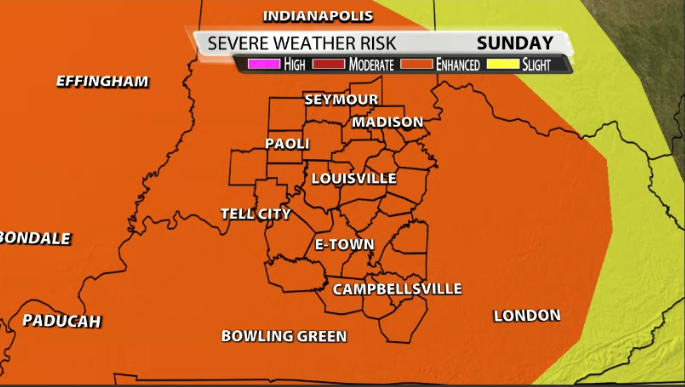 Breaking Down Sunday's Severe Weather Potential | Weather Blog | wdrb.com