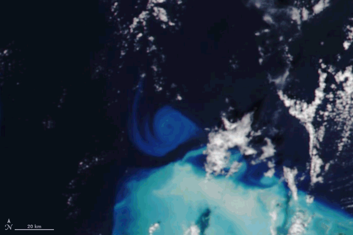 SPIRALS OF SILT: What Created These Carbonate Swirls Near The Bahamas ...