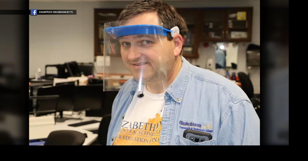 Kentucky instructor uses 3D printer to make face shields to protect ...