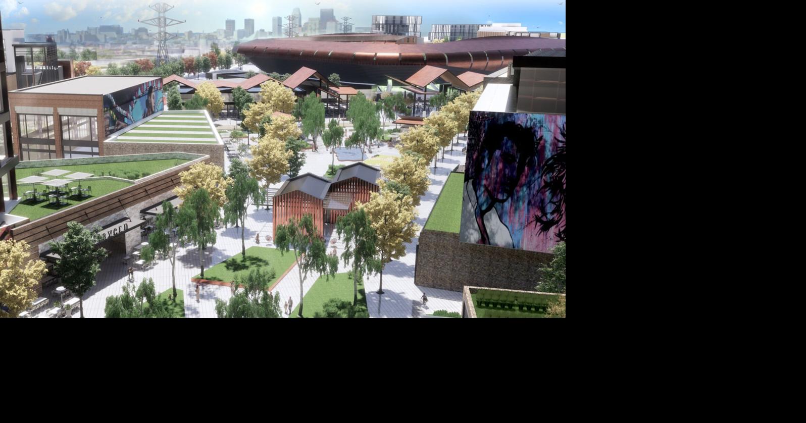 Lynn Family Stadium District Renderings | | wdrb.com