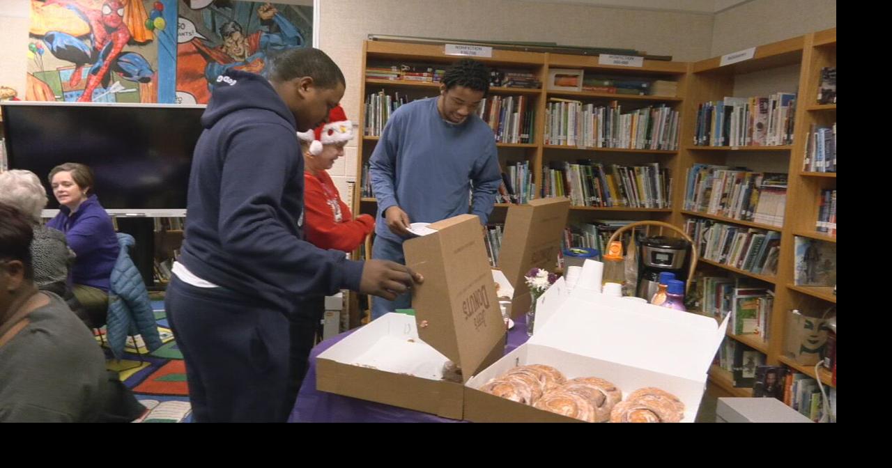 Students graduating from Binet School meet with past students about ...