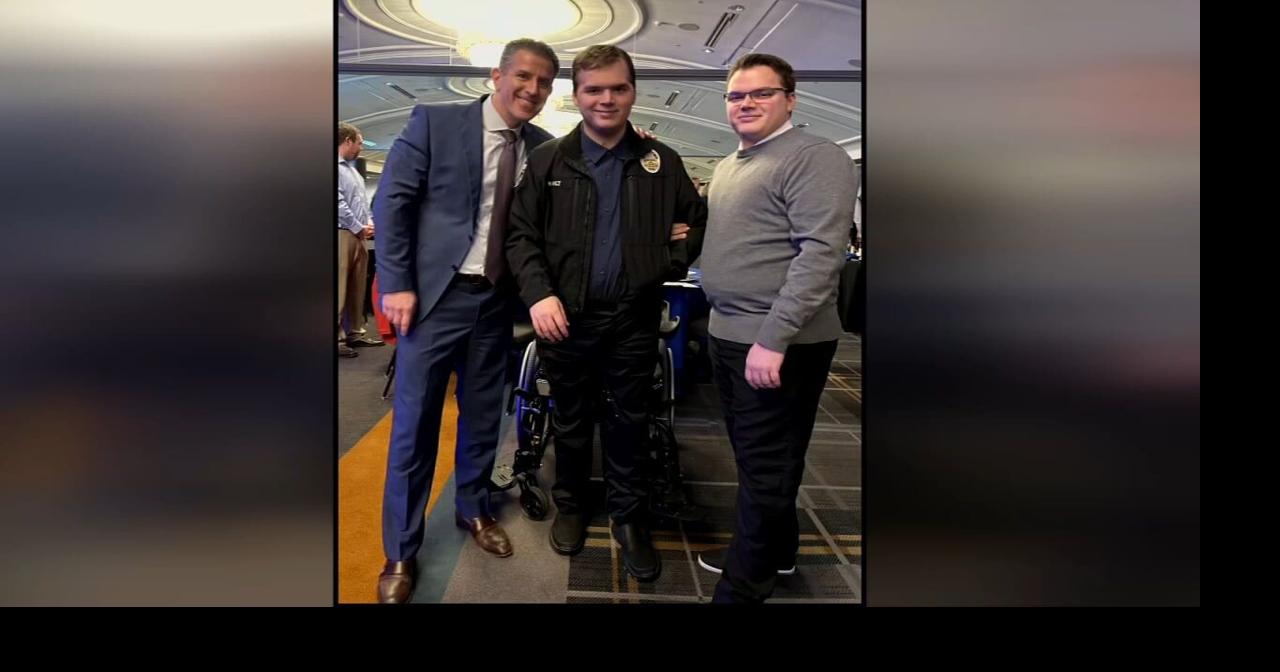 WDRB's Marc Weinberg talks about standing with LMPD officer Nick Wilt ...