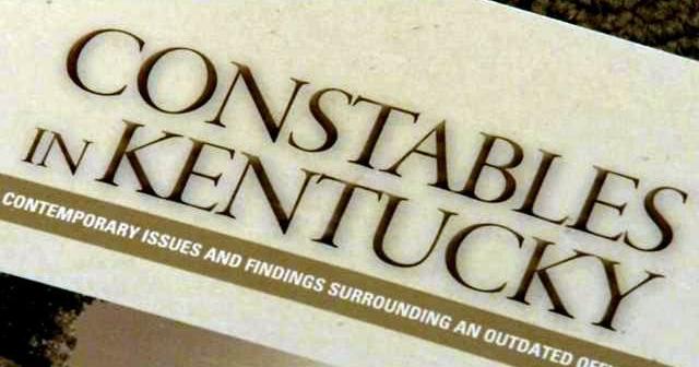 RECOMMENDATION: Eliminate Kentucky's office of constable | Local News ...