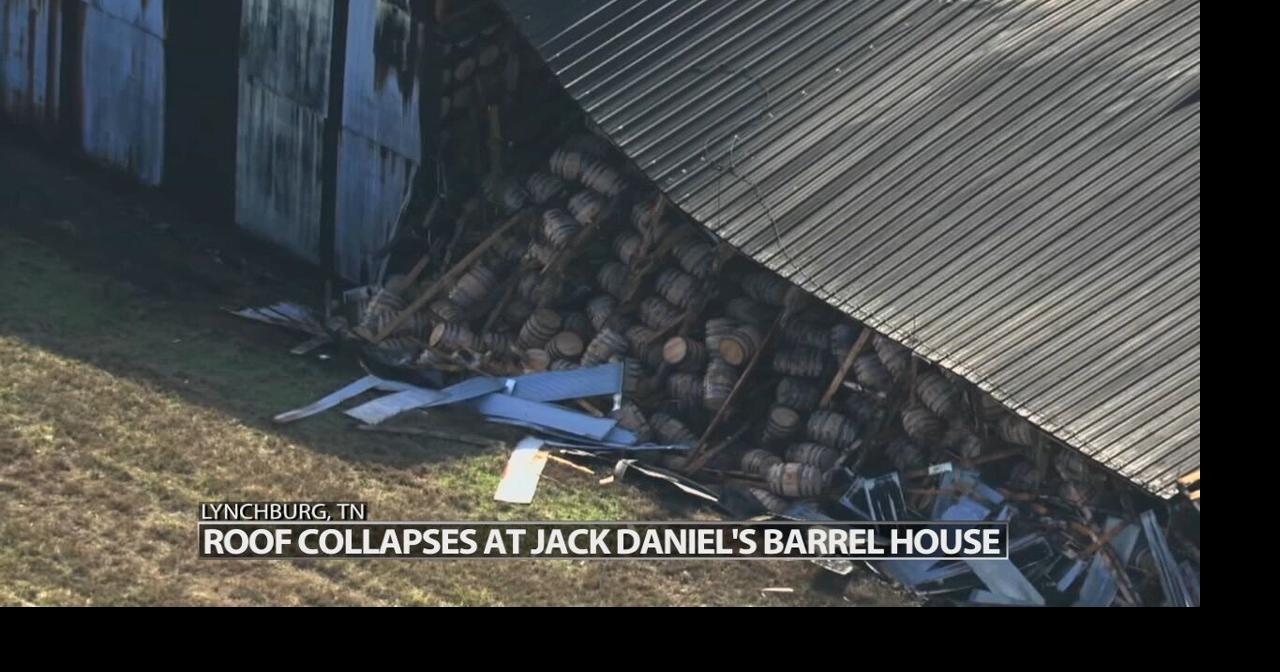 Part of a Jack Daniel's barrel house collapsed Monday in Tennessee ...