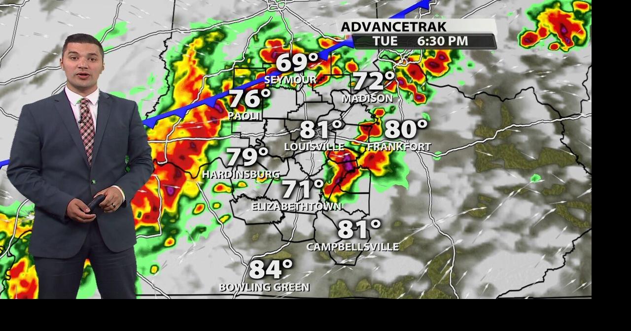 Bryce Jones' Tuesday afternoon forecast | Weather | wdrb.com