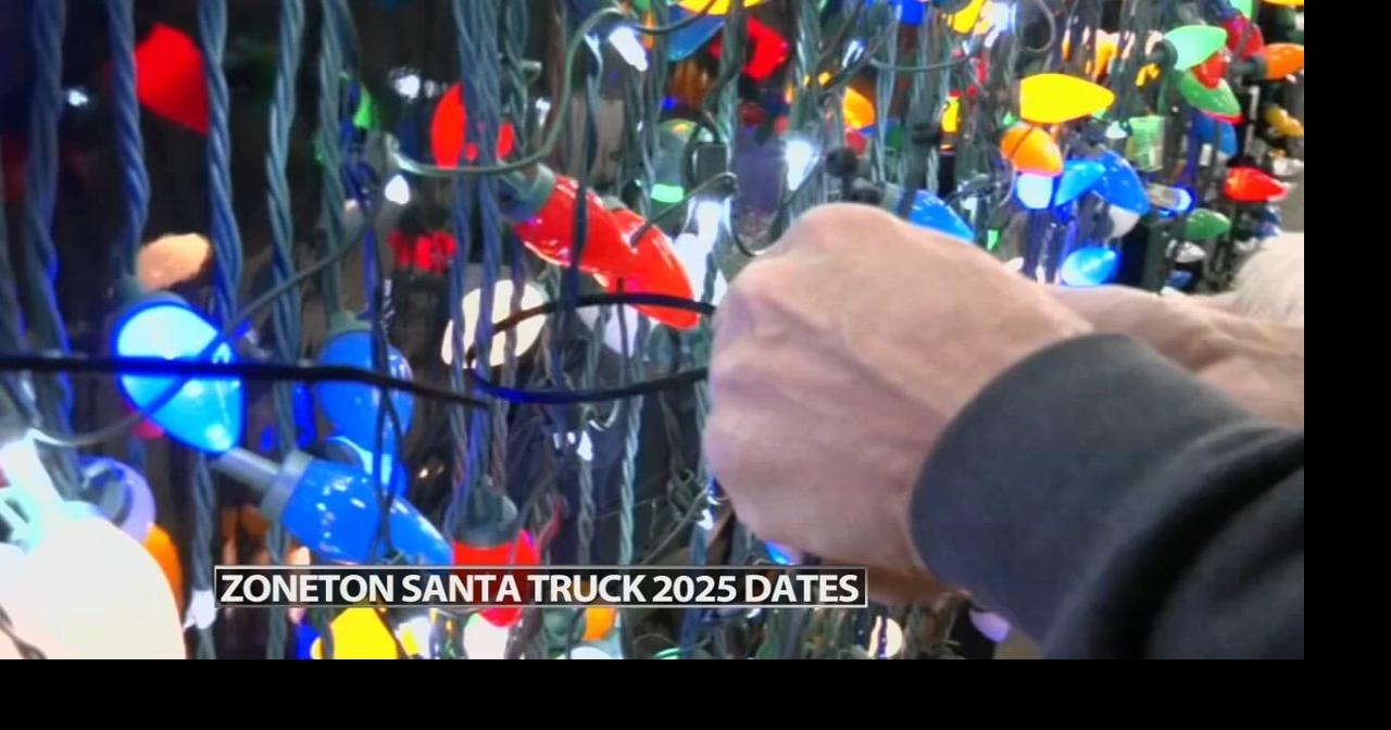Zoneton Fire begins work on 2025 Santa truck, releases street schedule ...