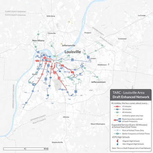 TARC presents 4 possible route plans after recent cuts, asks for more ...