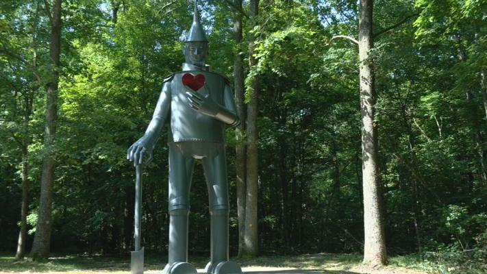Bernheim Forest’s new 27-foot Tin Man sculpture encourages connection ...