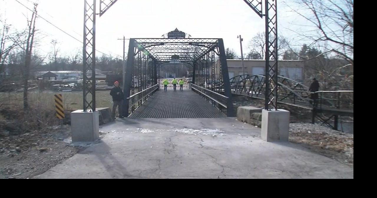 Historic bridge in southern Indiana back open after collapse | Local ...
