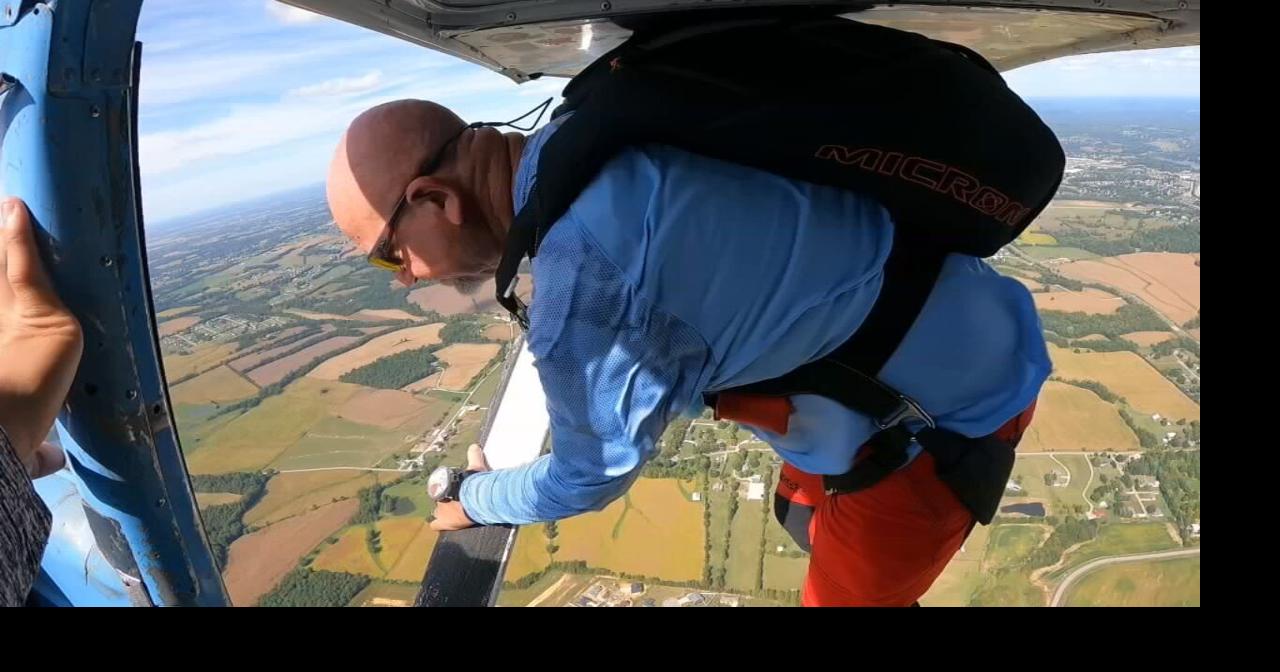 Air Force veteran breaks Kentucky skydiving record with 100 jumps in a ...