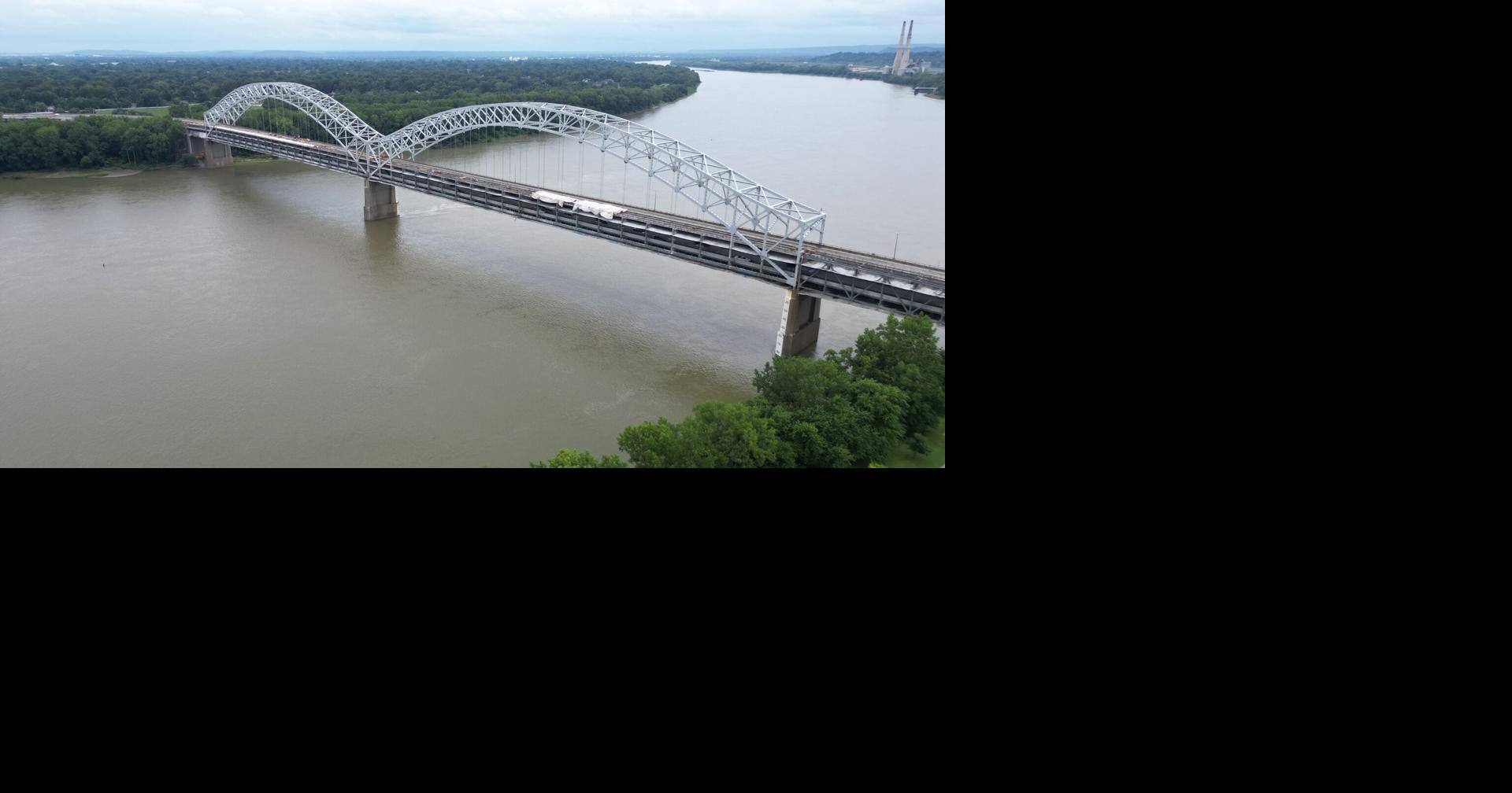 Eastbound lanes of the Sherman Minton Bridge reopen after 12 day ...