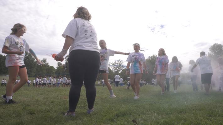 Color Run at Crosby Middle School douses students in paint, raises ...