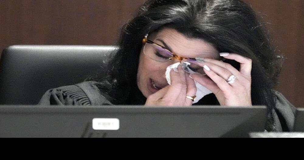 Judge Jennifer Dorow wipes away tears during Brooks sentencing | | wdrb.com