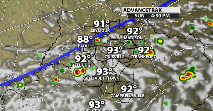 Will The Weekend Cold Front Bring Some Relief? | Weather Blog | wdrb.com