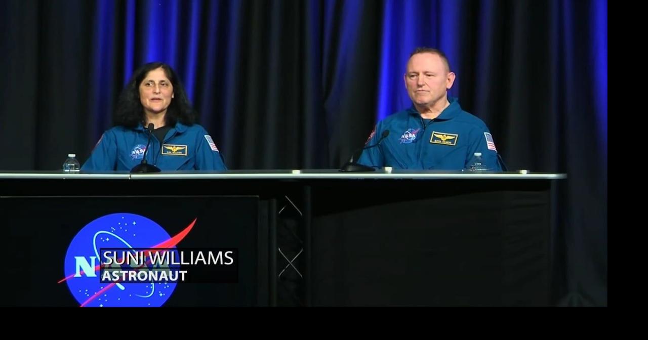 NASA's newly returned astronauts speak about 9-month space sprint-turned-marathon | Wdrb-video ...