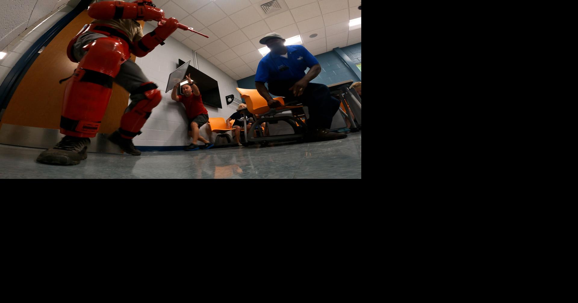 KSP holds active shooter training session with faculty, staff at ECTC | Education | wdrb.com