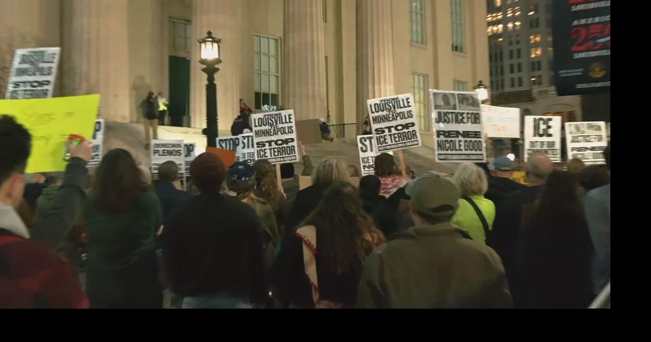 IMAGES | Hundreds gather in downtown Louisville for protest, vigil ...