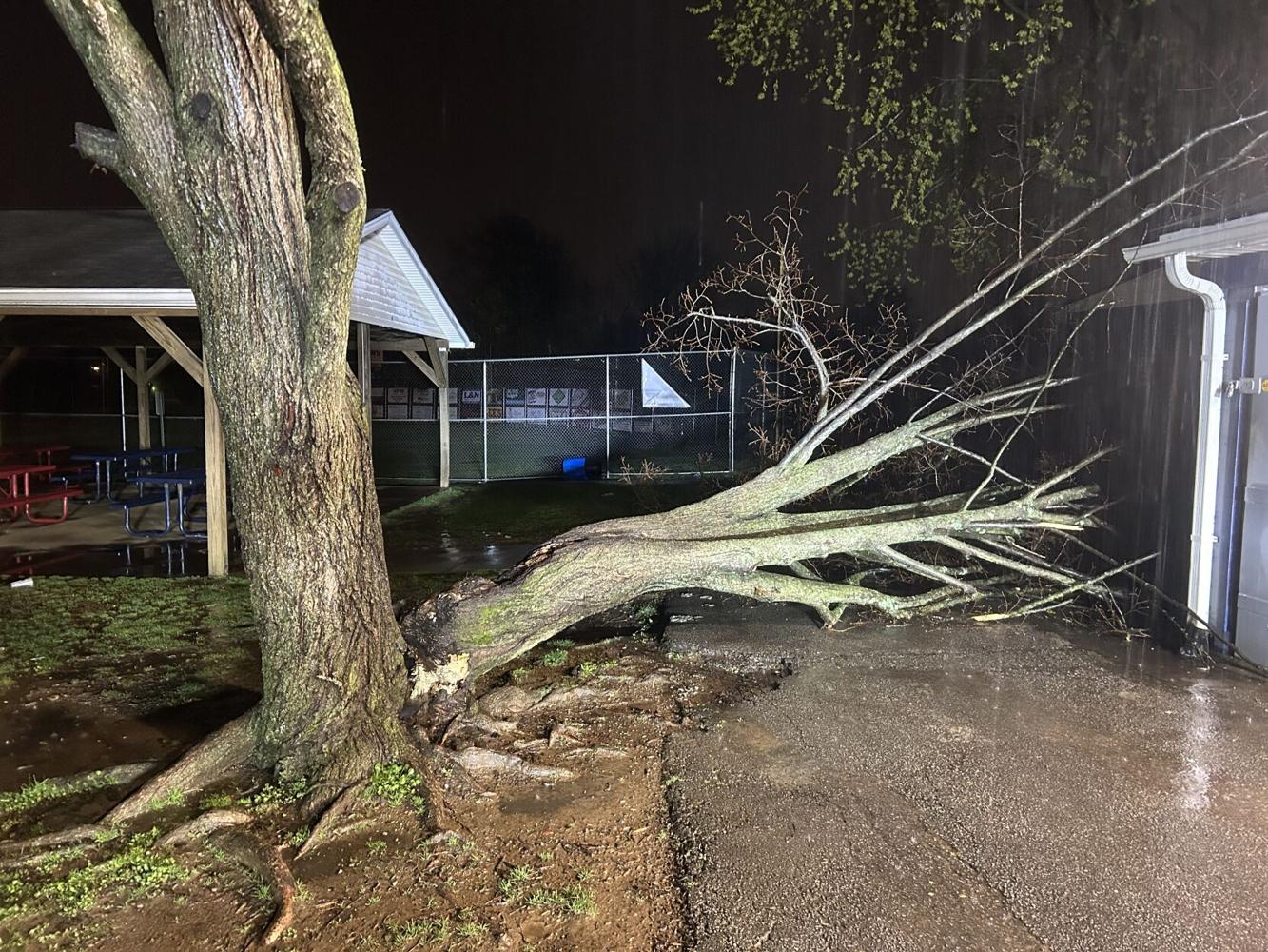 Damage reported from strong storms Sunday night in Kentucky and ...