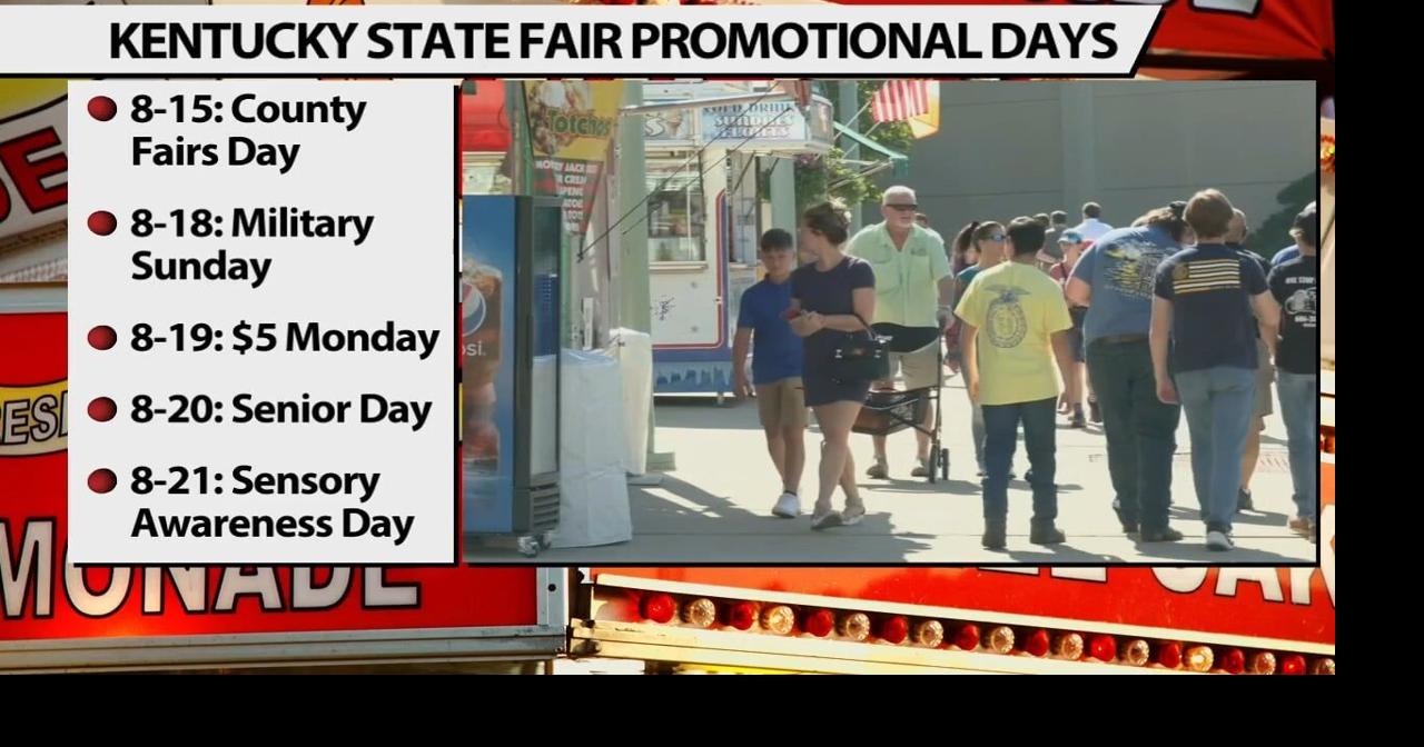 Kentucky State Fair announces promotional days | | wdrb.com