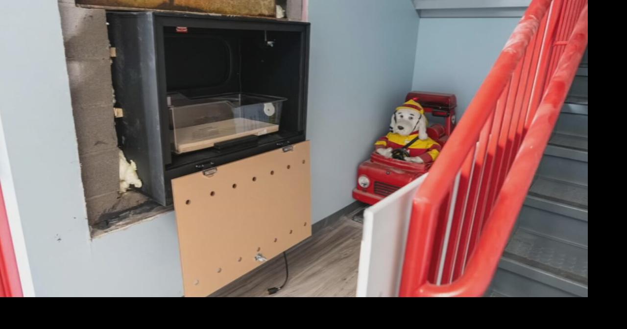 Baby box being installed at Zoneton fire station | Local News | wdrb.com