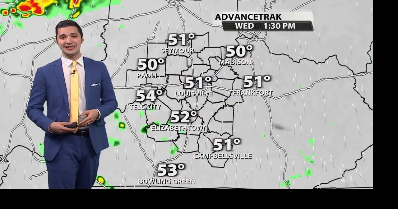 WDRB Meteorologist Bryce Jones' Wednesday afternoon forecast | Weather ...
